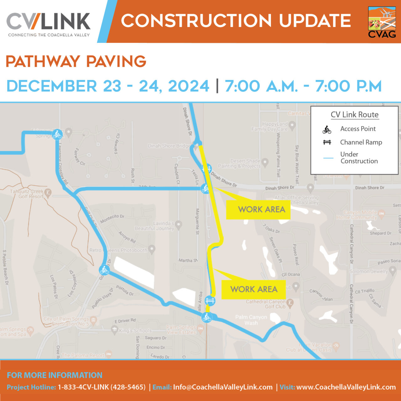 Palm Springs Pathway Paving Dinah Shore Dr. & 34th Ave - CV Link ...