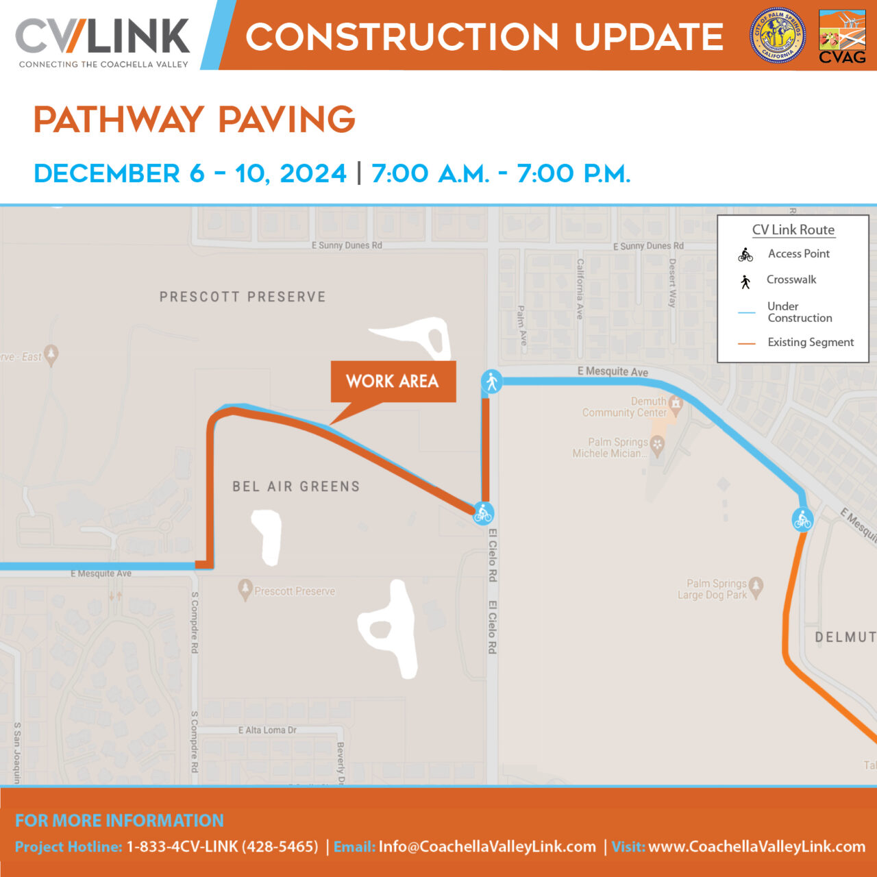 Palm Springs Pathway Paving Bel Air Greens - CV Link - Coachella Valley ...