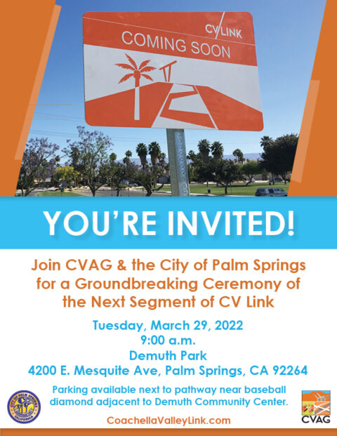 CV Link Groundbreaking in Palm Springs - CV Link - Coachella Valley ...