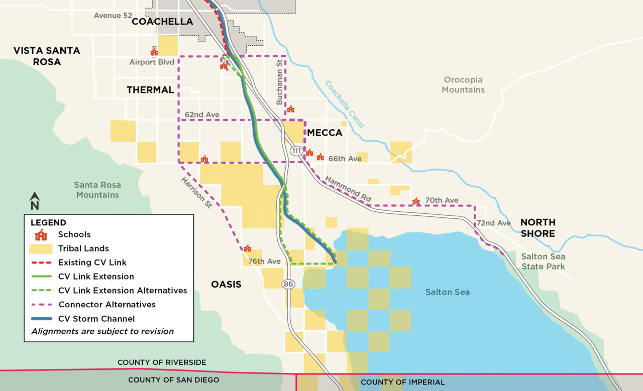 Extension to Mecca and North Shore - CV Link - Coachella Valley ...