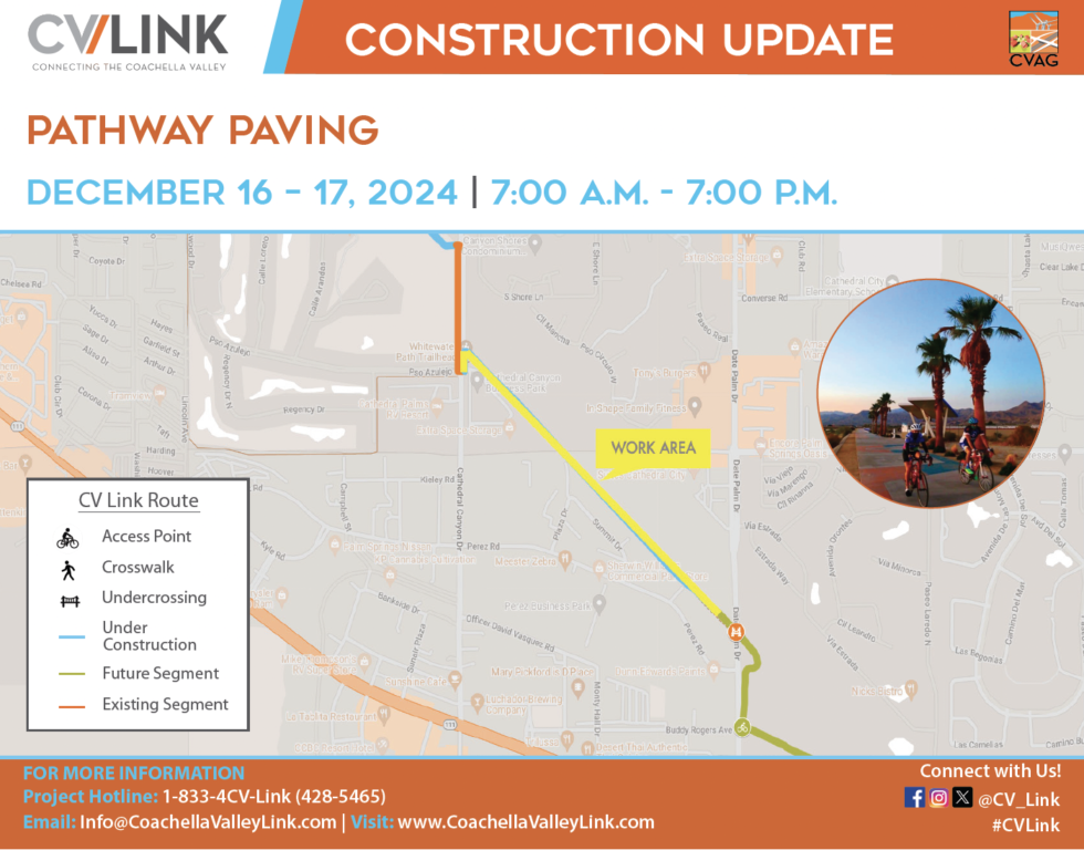 Cathedral City Pathway Paving - CV Link - Coachella Valley Alternative ...