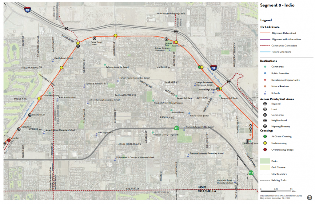 Maps - CV Link - Coachella Valley Alternative Transportation Route